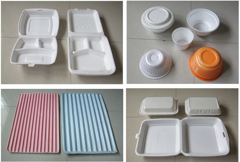 60Hz Food Box Machine / EPS Foam Clamshell Take Away Containers ...
