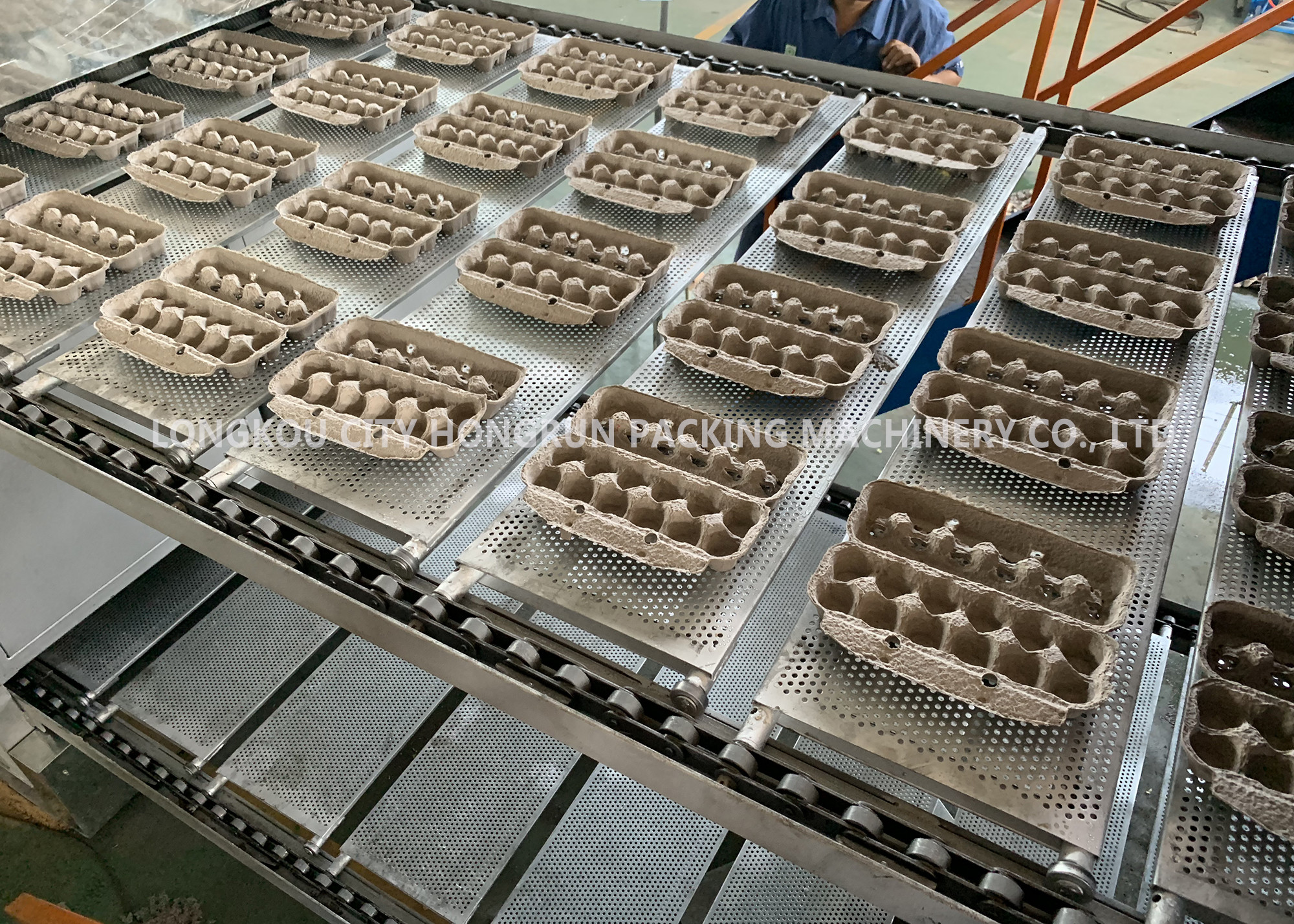 High Efficiency Automatic paper pulp egg carton tray making machine