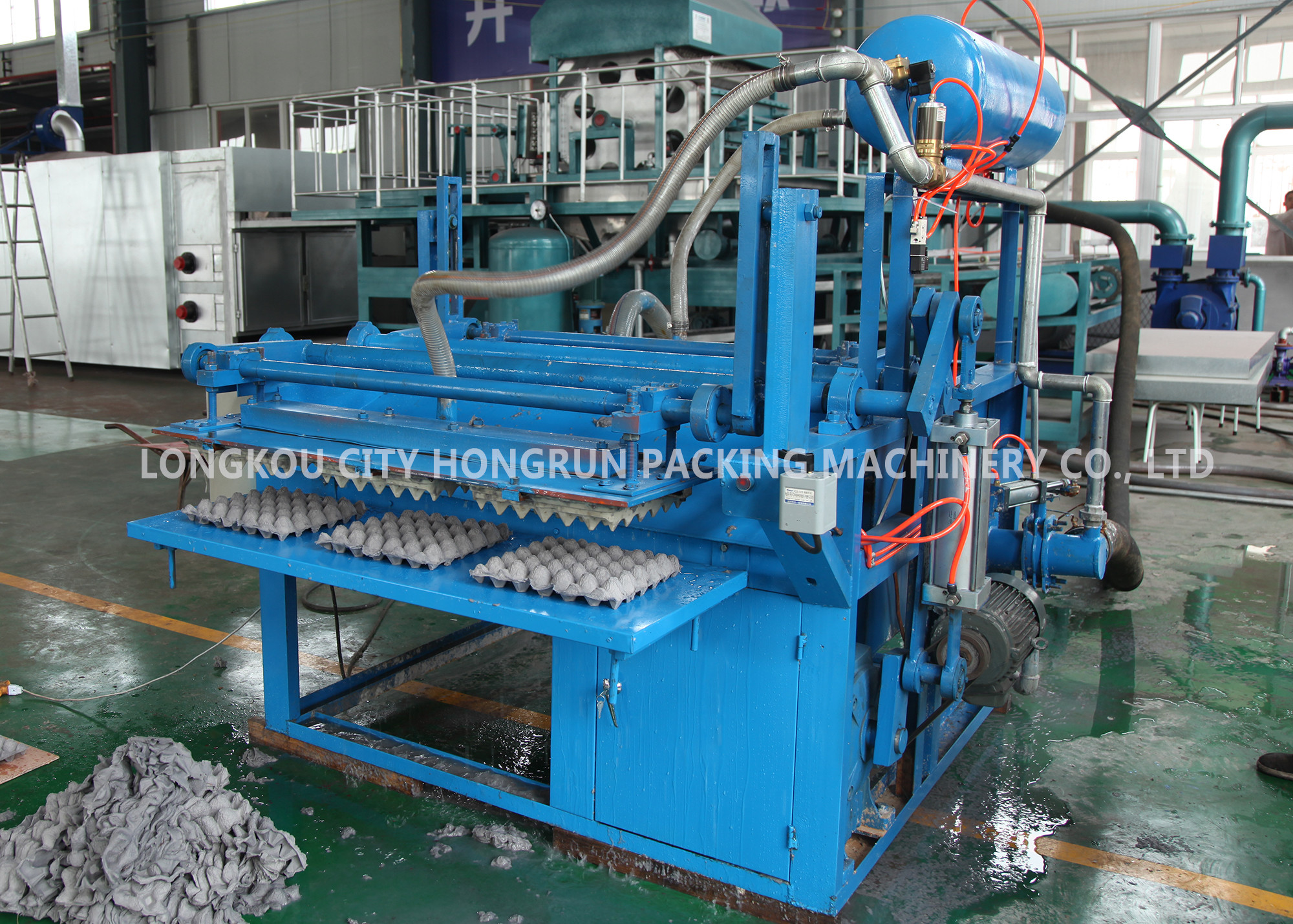 Energy Saving Yogurt Pulp Tray Machine / Small Egg Tray Machine