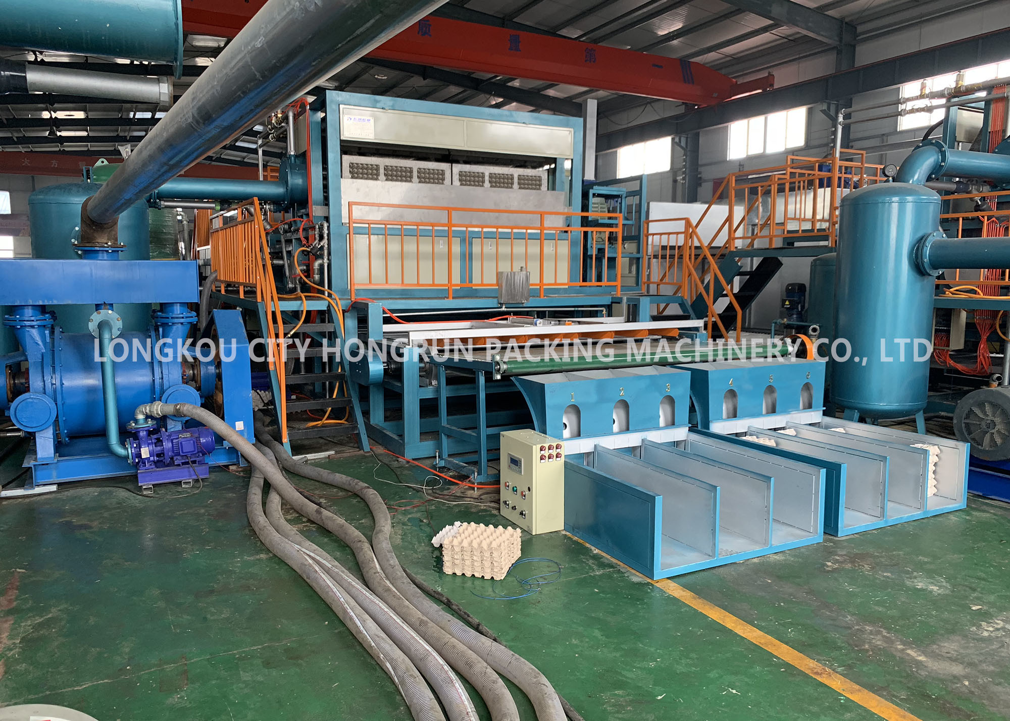 Electricity Control Egg Tray Production Line Rotary Type Paper Pulp ...