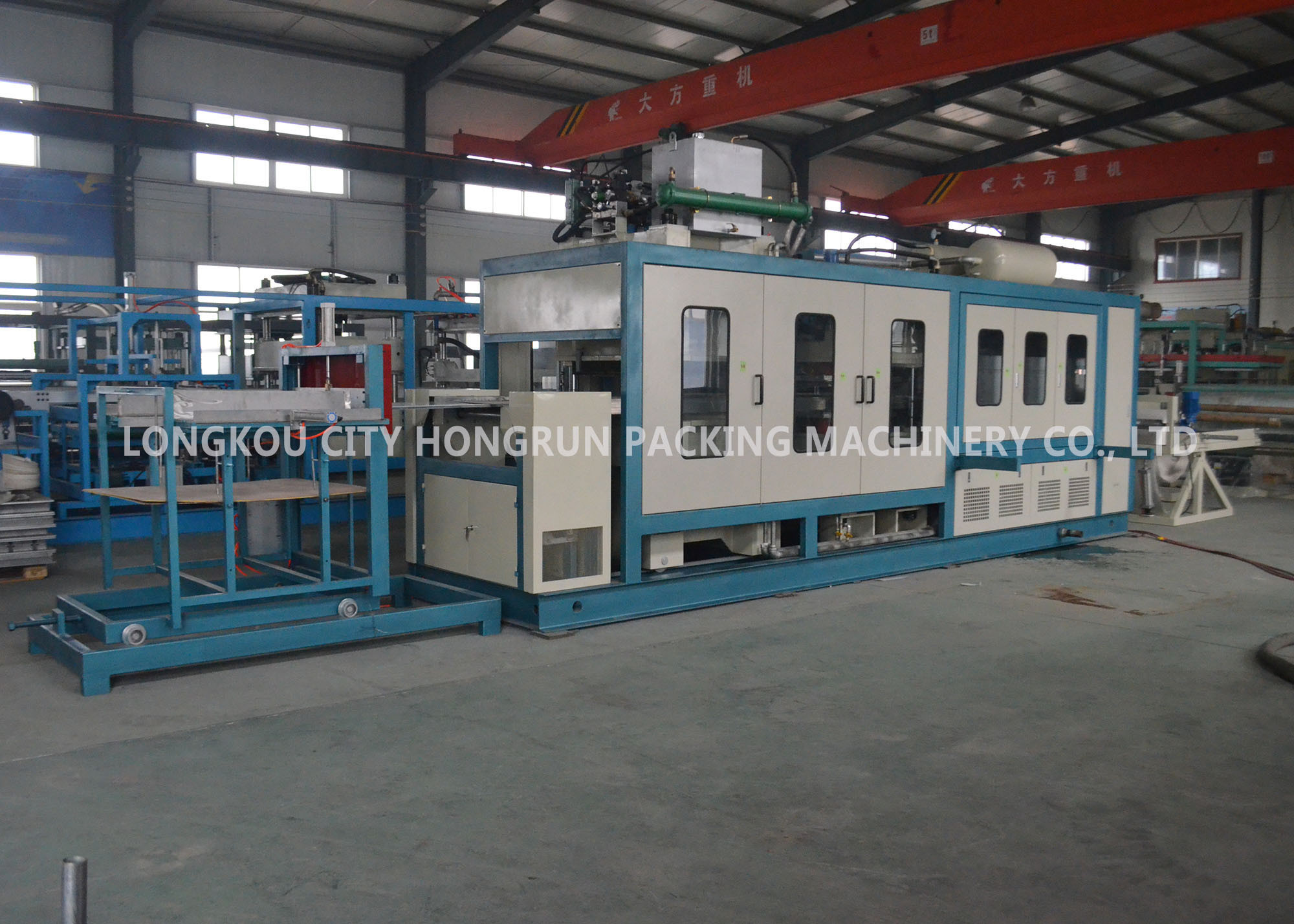 Disposable Plastic Foam Food Container Making Machine With Color Touch ...