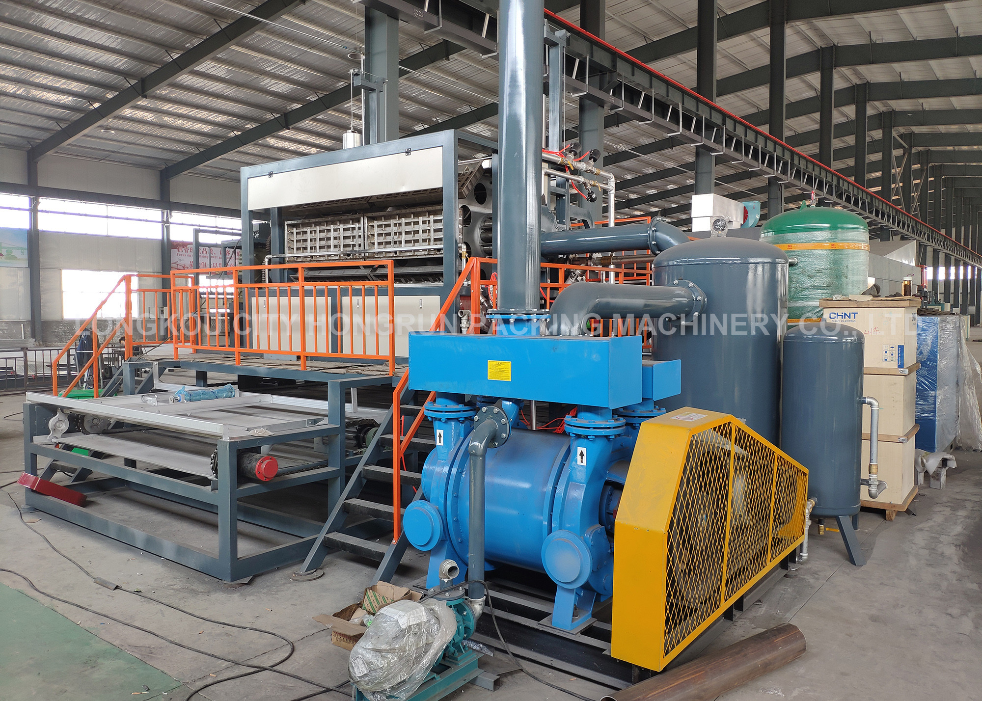 Automatic Rotary Paper Egg Tray Machine , pulp molding egg carton ...